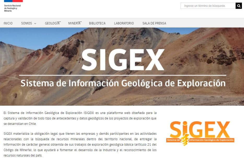 SERNAGEOMIN desarrolla plataforma para proyectos de exploración ...