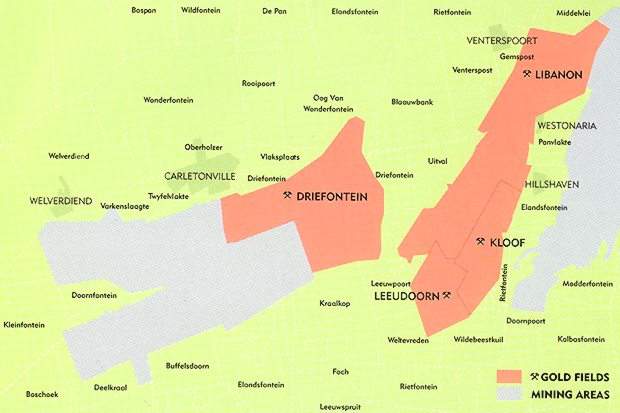 Mina de oro Driefontein - .:: Minería en Línea